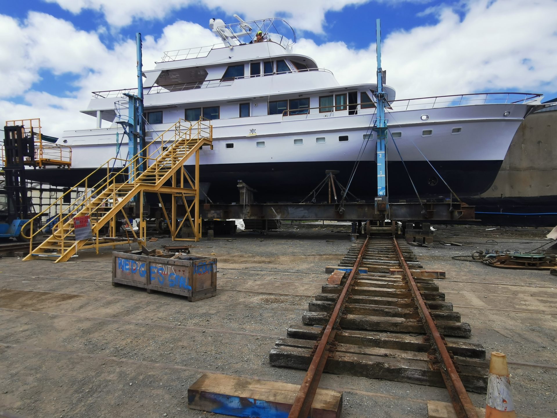 Sea Breeze III Gets Ready For Re-launch at Oceania Marine Shipyards ...